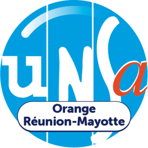 - LOGO UNSA ORANGE REUNION MAYOTTE – sans bord